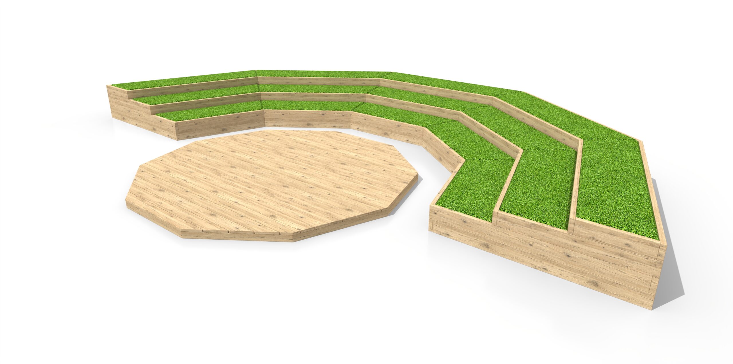 3 Tier Amphitheatre with Stage - Everyday Play